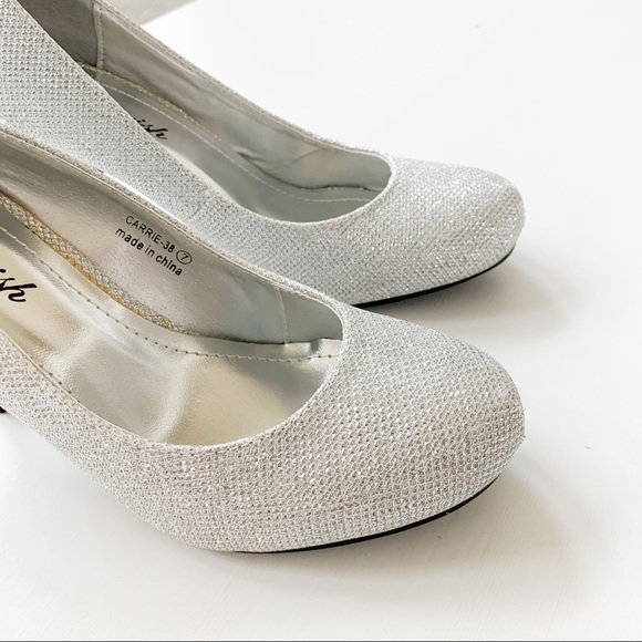 Mascotte | Shoes | Mascotte Silver Heels Carrie38 | Poshmark